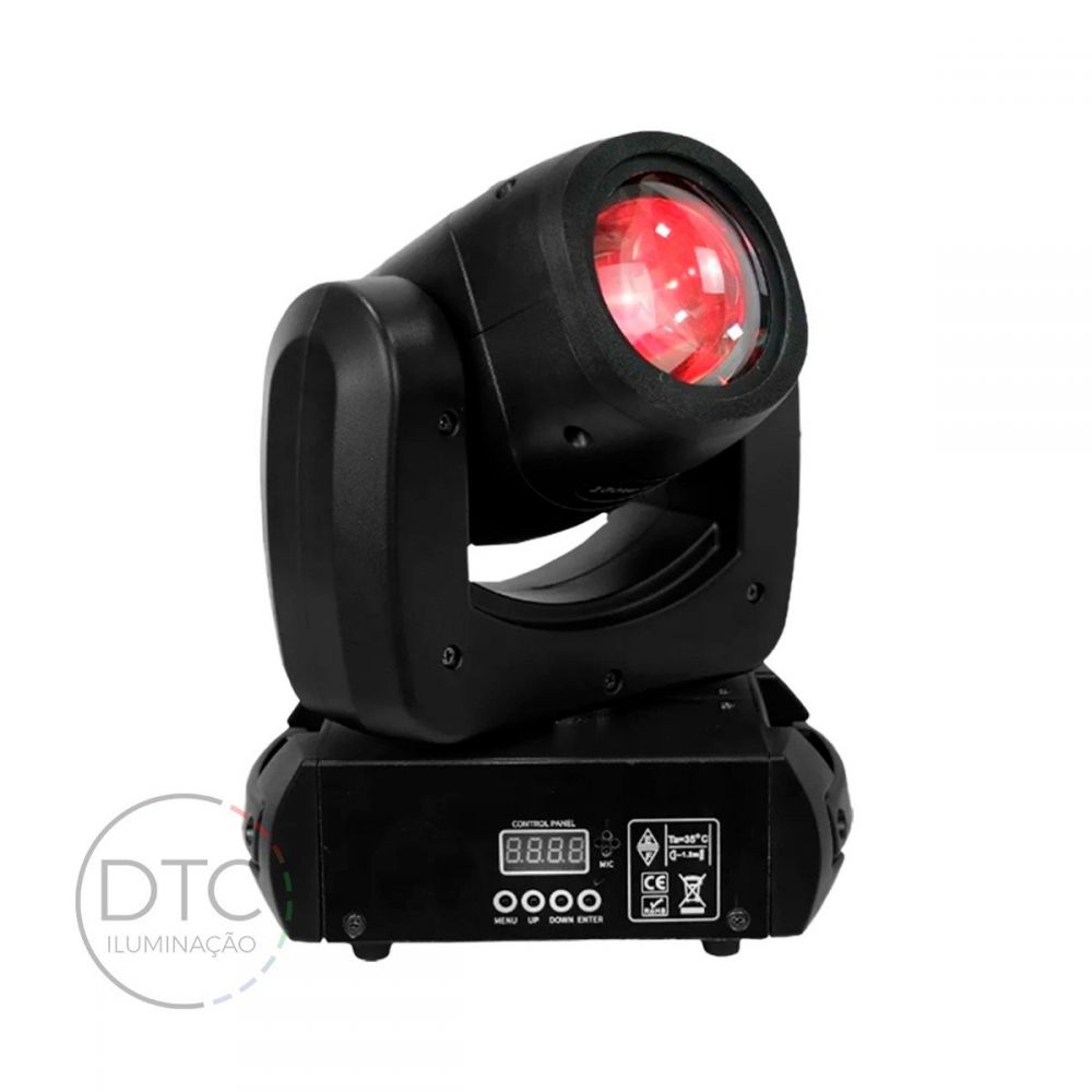 09iluminação - Mini Moving Beam Rgbw Head 100w 7gobo + Color + Open