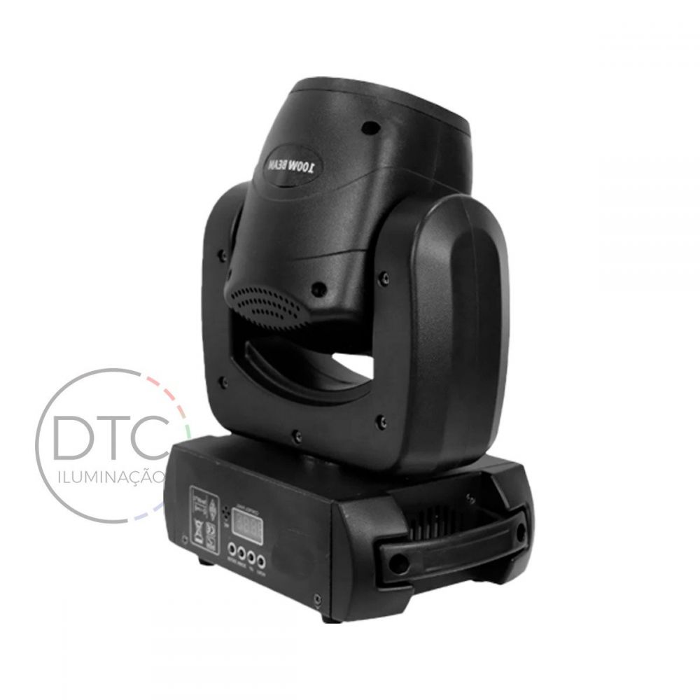 09iluminação - Mini Moving Beam Rgbw Head 100w 7gobo + Color + Open