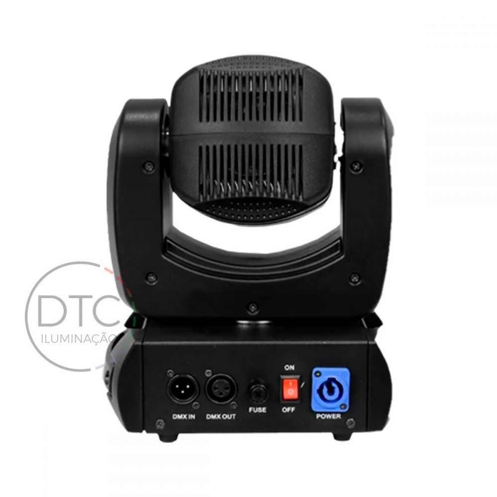 09iluminação - Mini Moving Beam Rgbw Head 100w 7gobo + Color + Open