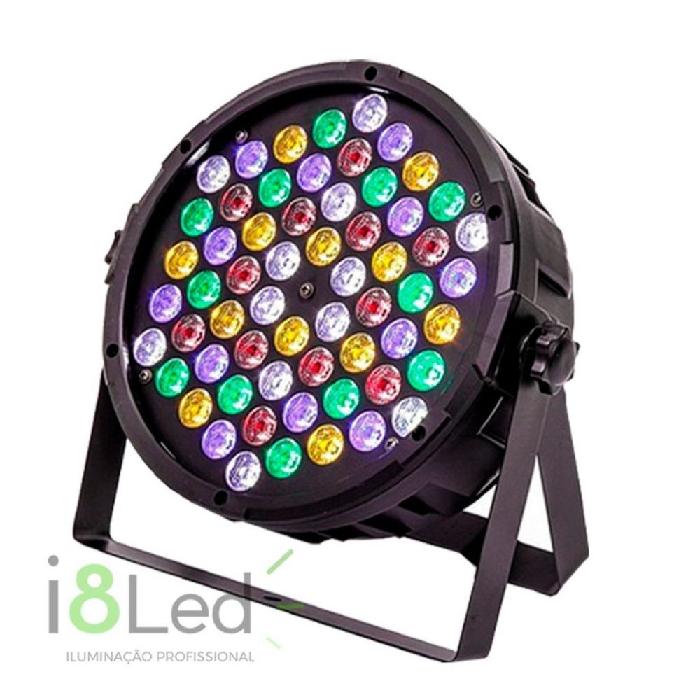 09iluminação - Par Led Cob 200w Branco Quente E Frio Dmx Com Bandoor